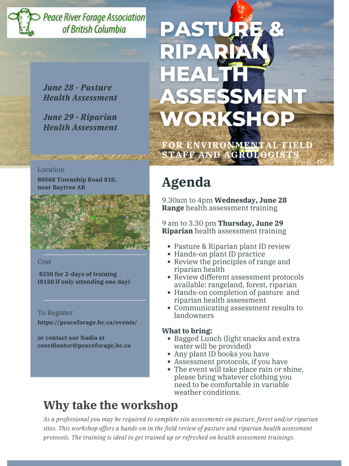 Pasture & Riparian Health Training for Enviro Field Staff and ...