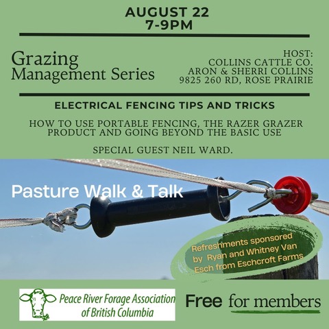 AUG 22nd Grazing Management Series: Electric Fencing Tips & Tricks ...